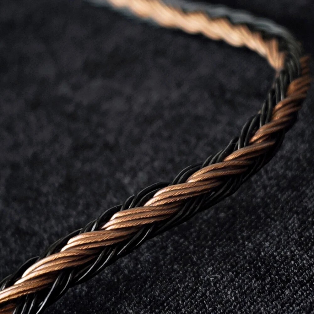 FiiO JH5 FP3 FH1s Улучшенный провод 16-жильный dark brown-4.4mm