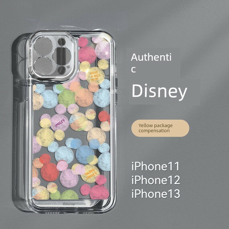 Чехол для телефона в стиле Дисней для Apple 17 Pro Max, защитный чехол для iPhone 15, новый 14 Pro, 16 PM прозрачный,
