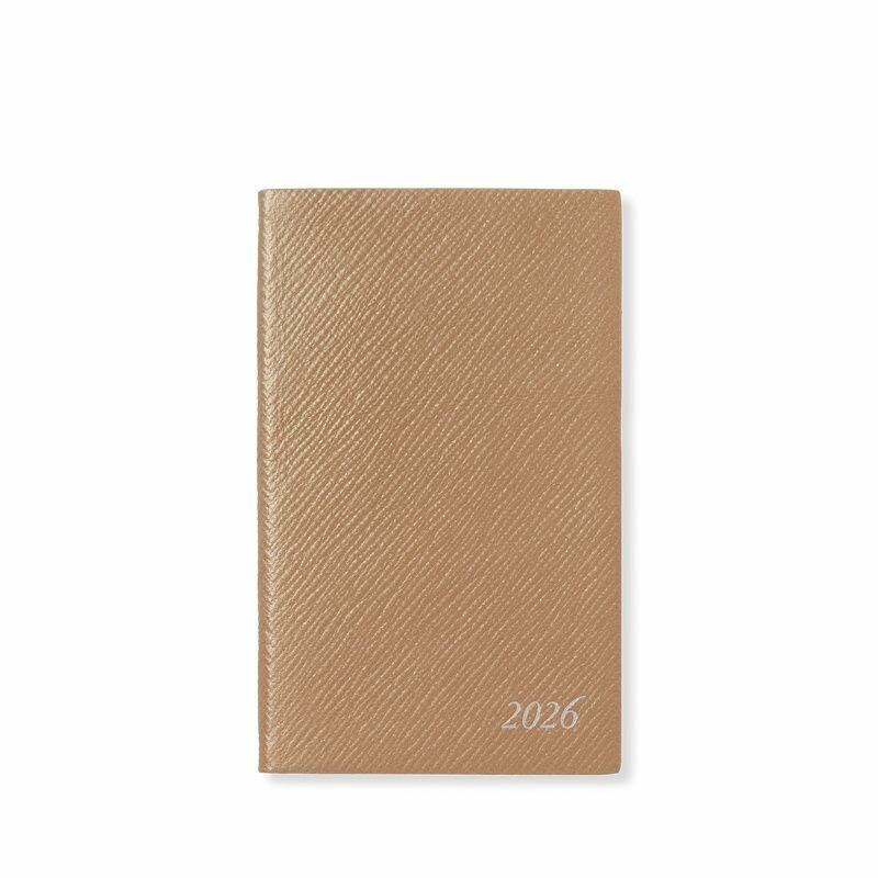 Smythson Ежедневник 2026 Panama Weekly Diary with Pocket, Bronze
