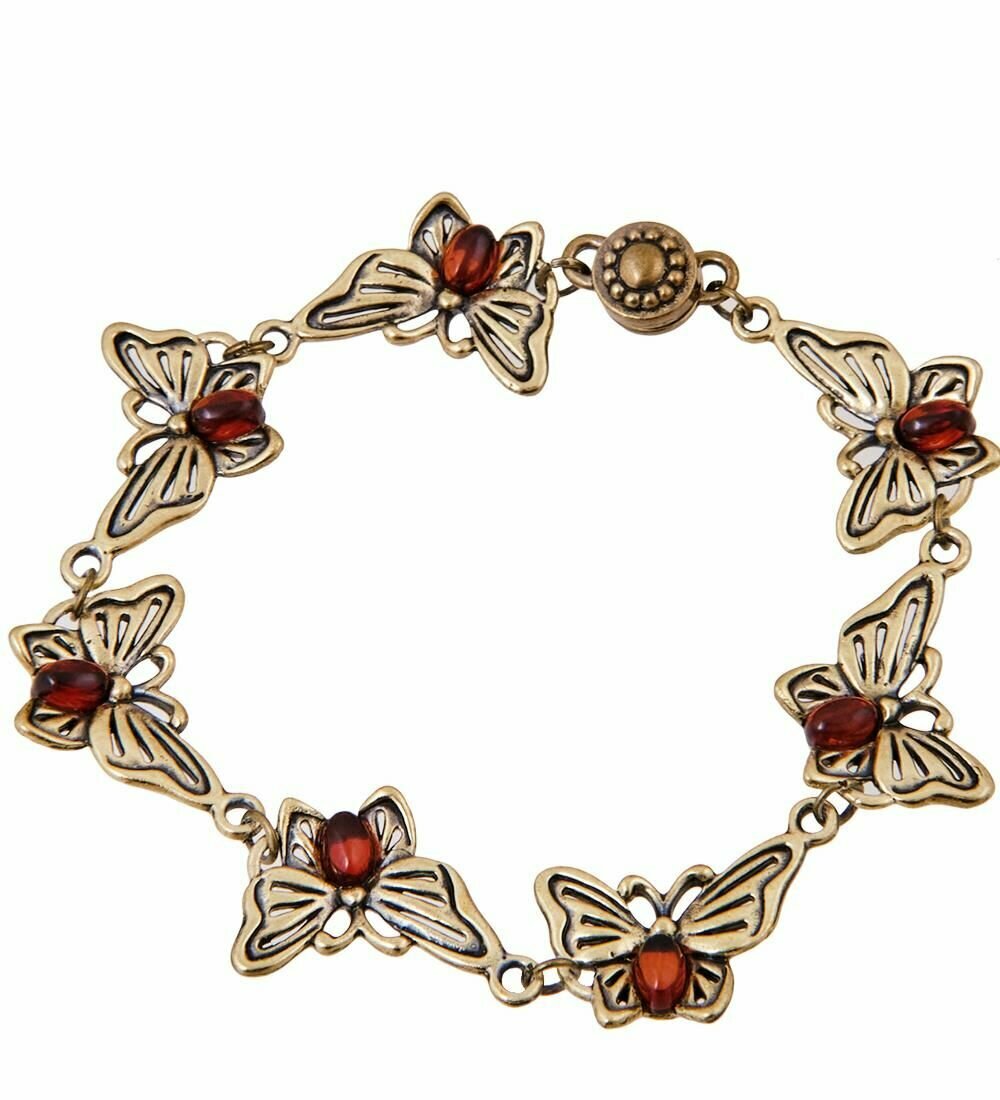 Жесткий браслет, янтарь