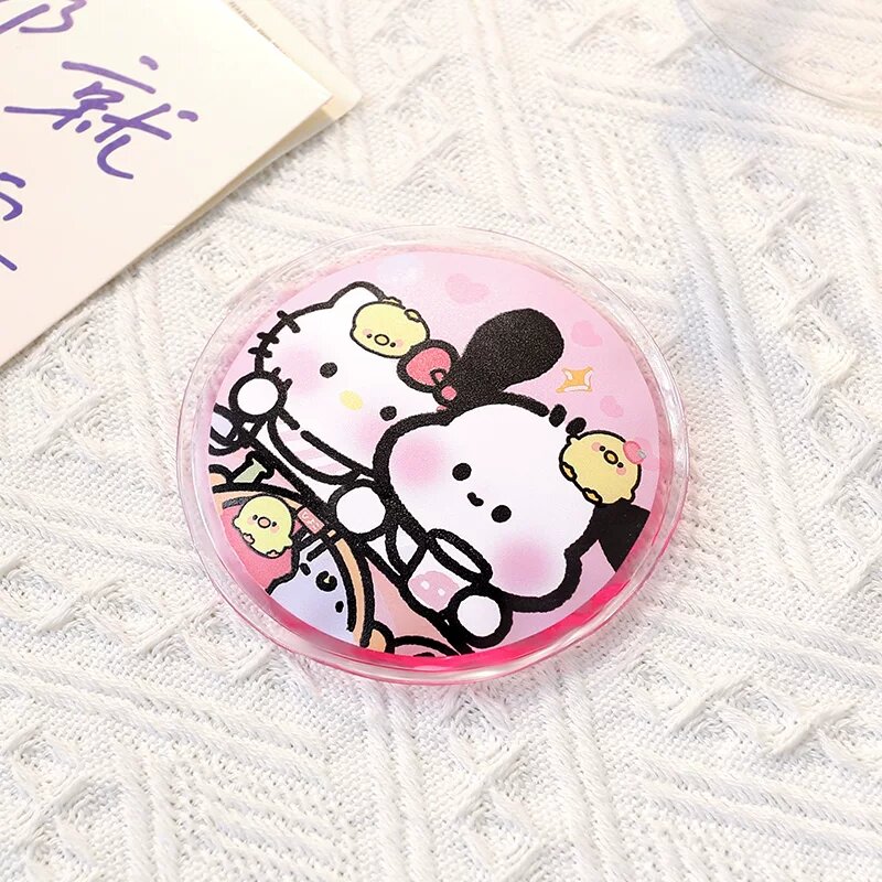 Многоразовая детская грелка для рук с мультяшным дизайном, портативная карманная грелка для школьников, многоразовая