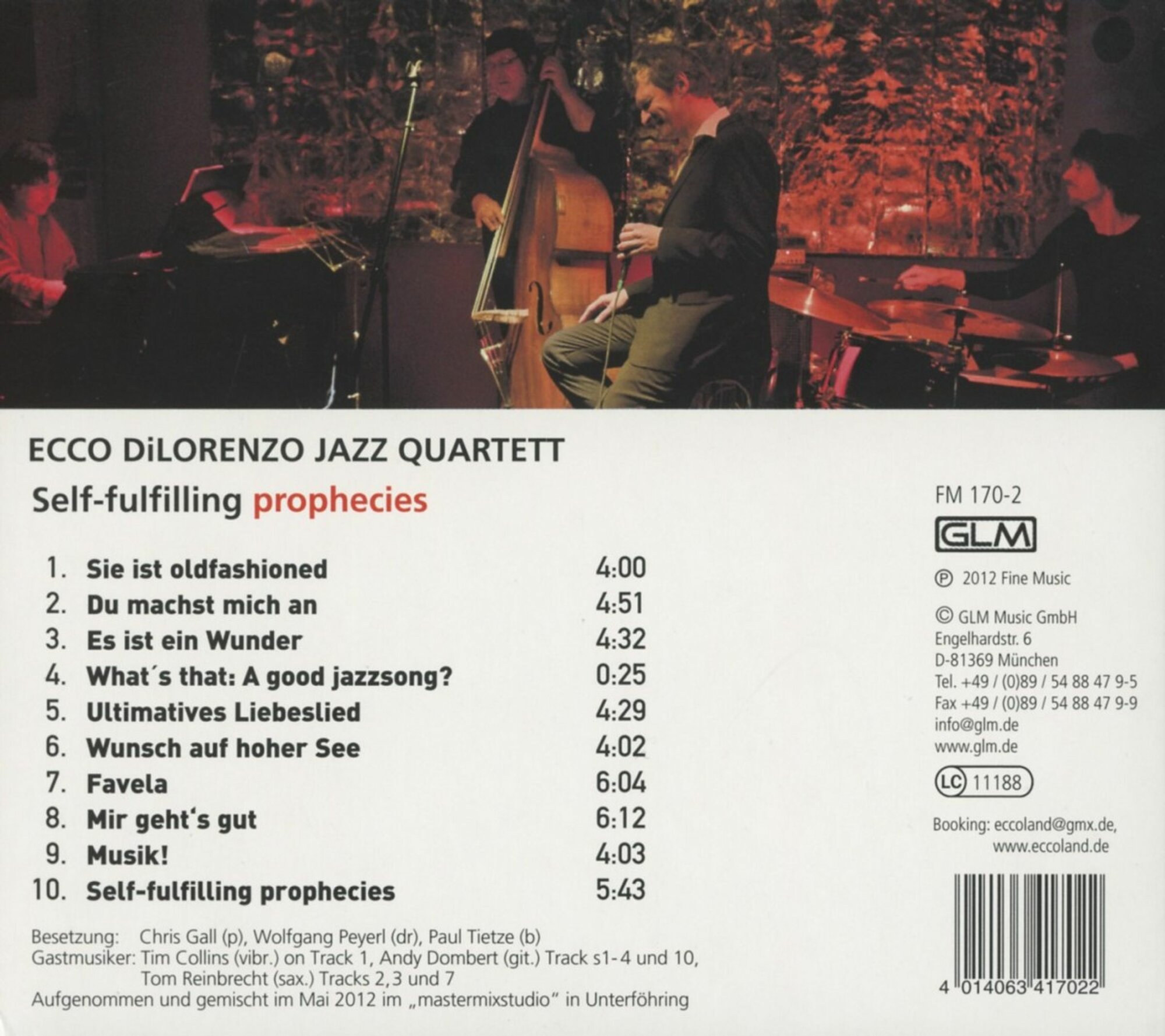 Компакт-диск Ecco DiLorenzo - Self-Fulfilling Prophecies (1 CD) — фото 1