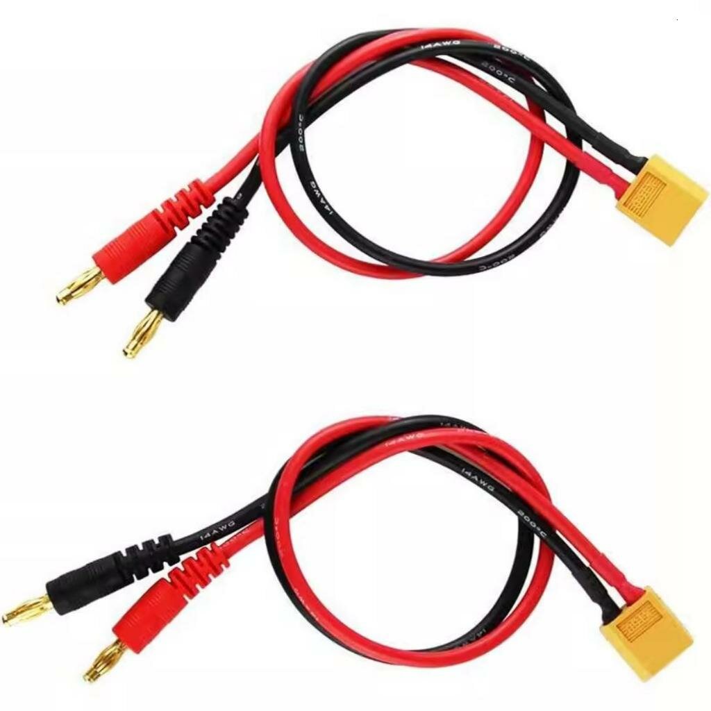 Разъёмы XT60-Banana 4.0мм 14AWG 30см