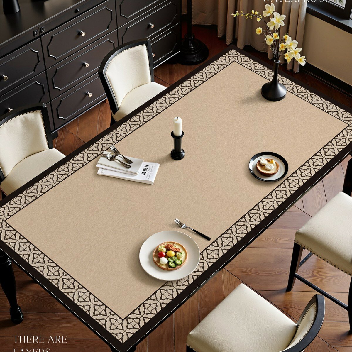 Кожаный коврик для стола в американском винтажном стиле, коврик для обеденного стола, домашний коврик для гостиной, кофейный стол, водонепроницаемый, маслостойкий, термоизоляционный, антиожоговый, моющийся