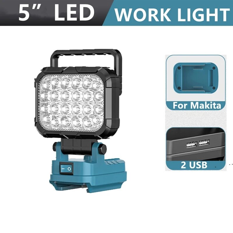 Аккумуляторный светильник Makita BL1830 For Makita 5in