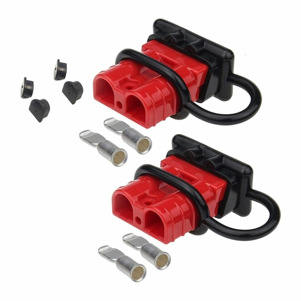 Сильноточный разъем для вилочного погрузчика 50A 600V С медными посеребренными контактами