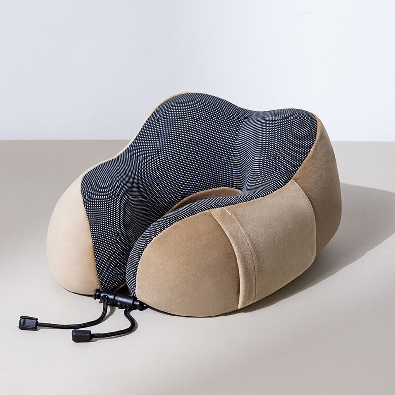 Новая магнитная терапия, подушка из пены с эффектом памяти, U-образная подушка для поддержки шеи в самолете, портативная подушка для сна в машине, U-образная подушка