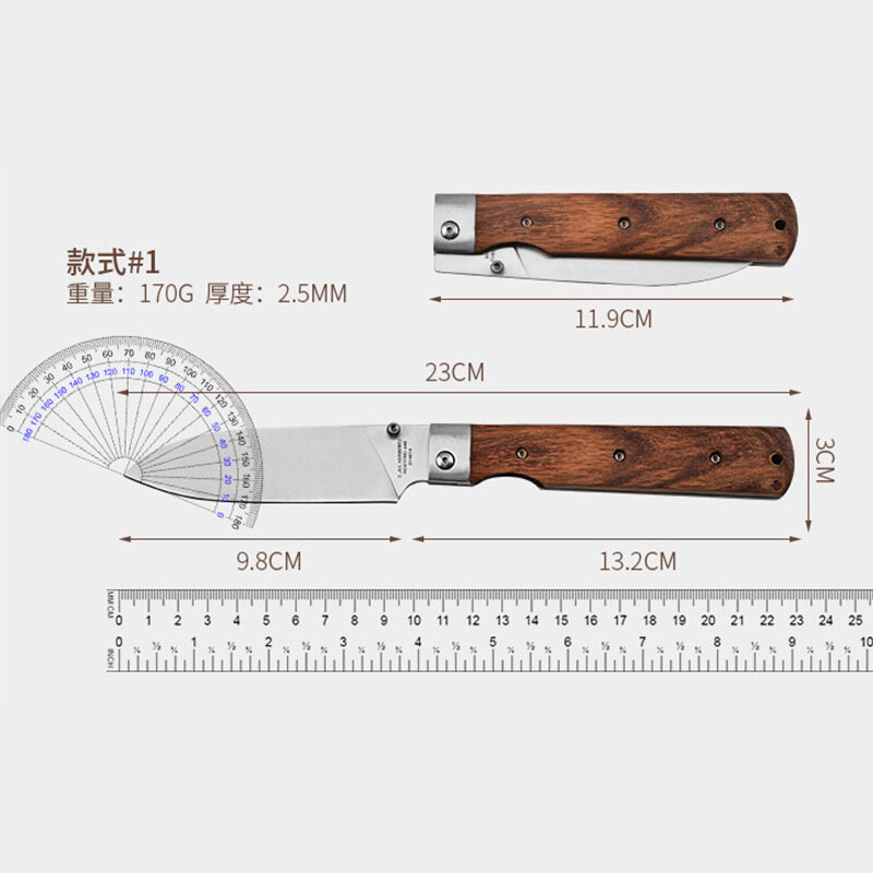 Японский стиль складной портативный кухонный нож для кемпинга, маленький кухонный нож, острый нож для фруктов, хлебный нож, острый дорожный нож для овощей