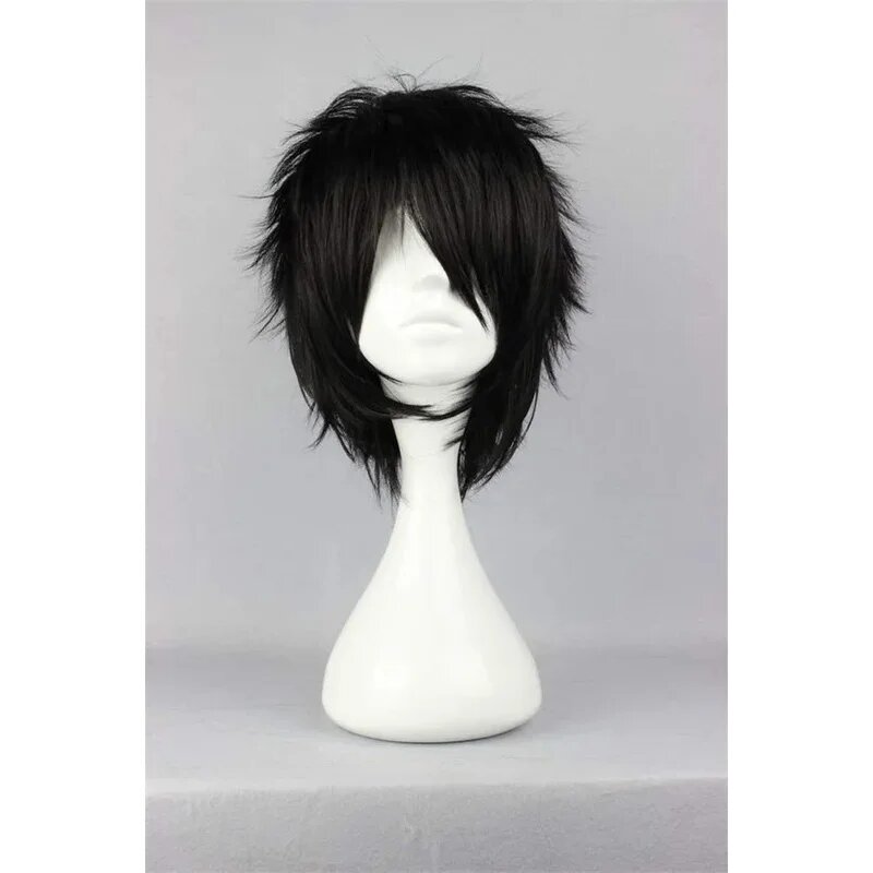 Синтетический парик Эмо черный