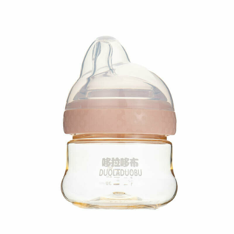 Бутылочка для новорожденных Dora Dora Cloth, бутылочка PPSU с отклоненным центром, 90 мл, маленькая бутылочка, широкое горло 6 см, 6519