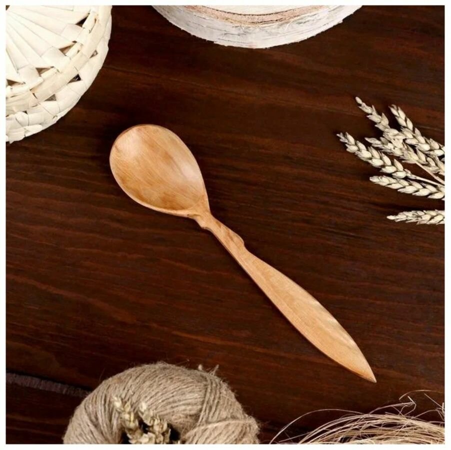 Ложка деревянная из можжевельника 11.5см