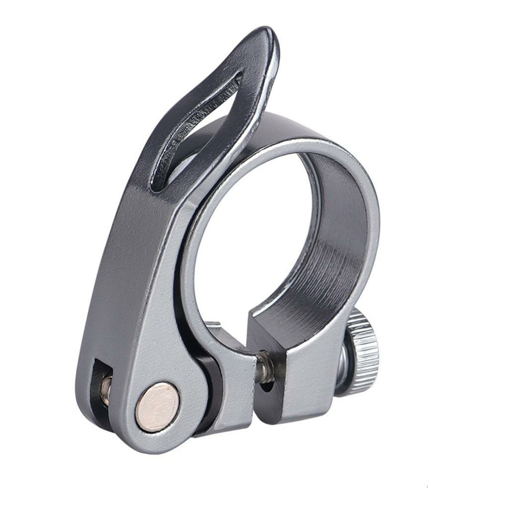 Быстросъемная хомута для велосипеда 34,9 мм, серебро