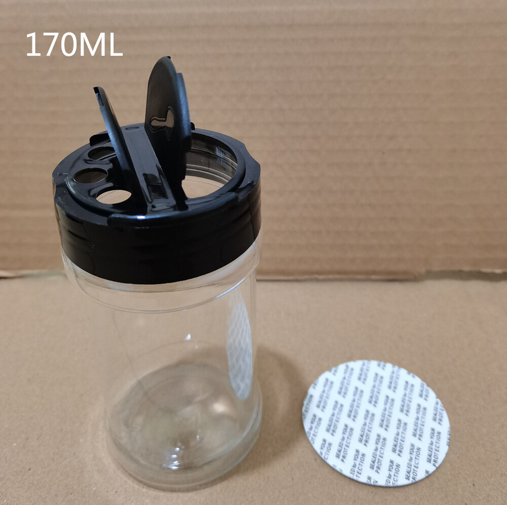 Контейнер для приправ с крышкой-бабочкой, пластиковая бутылка для перца, бутылка для приправы, бутылка для BBQ с золотой фольгой, бутылка для посыпки золотым порошком, банка для приправ