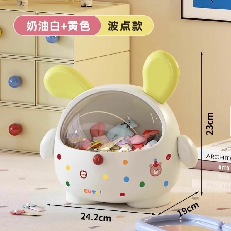 Креативная коробка для аксессуаров для волос 2026 года, большая настольная пылезащитная коробка для хранения детских резинок и аксессуаров для волос.