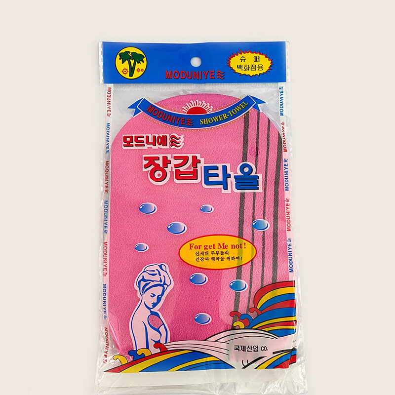 Корейская бабушкина банная полотенце, двусторонние банные перчатки, отшелушивающие магические банные перчатки, оптовая продажа для бань