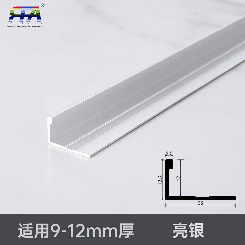 Алюминиевый уголок для плитки, кромка для деревянного пола, каменная кромка, угловая кромка, уплотнительная лента, плинтус