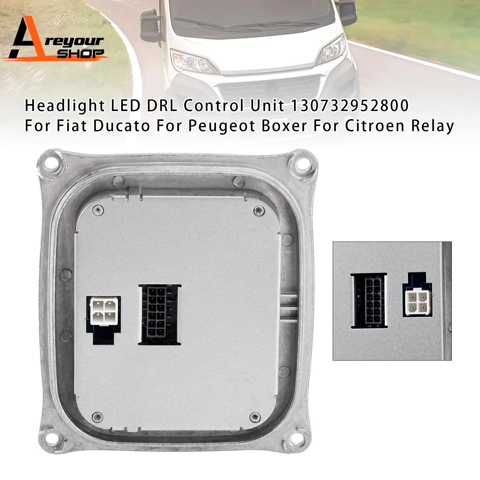 Блок управления светодиодной фарами DRL 130732952800 для Fiat Ducato для Peugeot Boxer