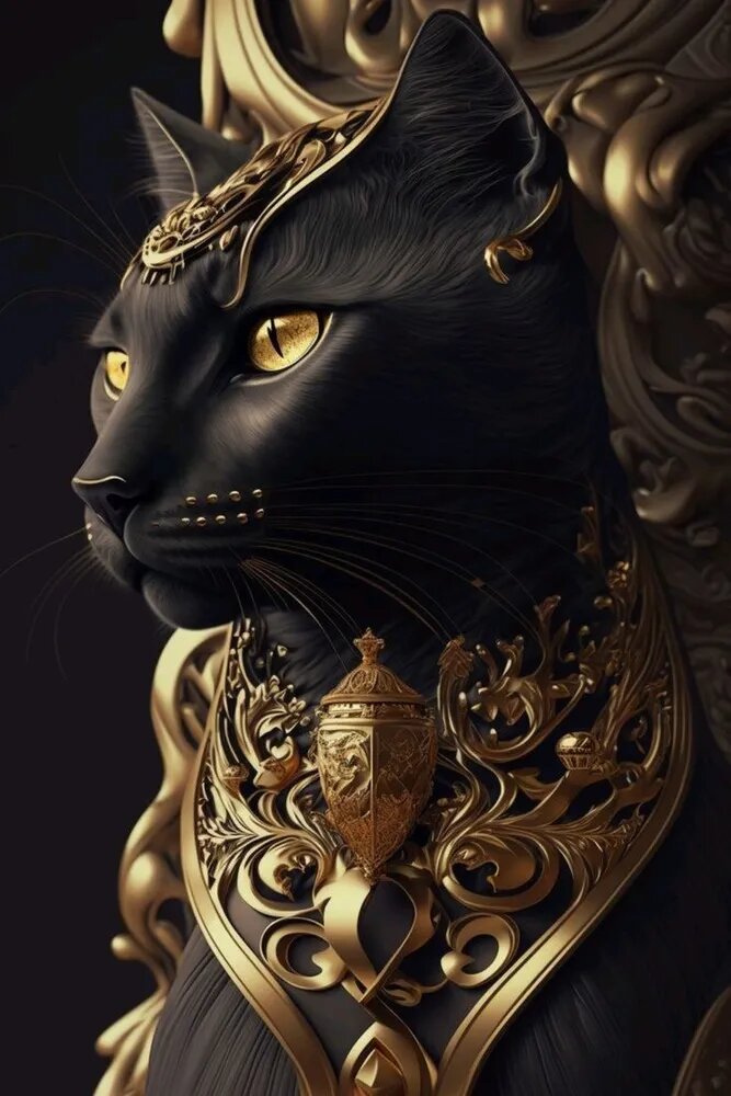 Алмазная Мозаика "сфинкс, Кот" 40*50 См, Безрамная, Идеальна Для Дома, Украшения, Подарков.