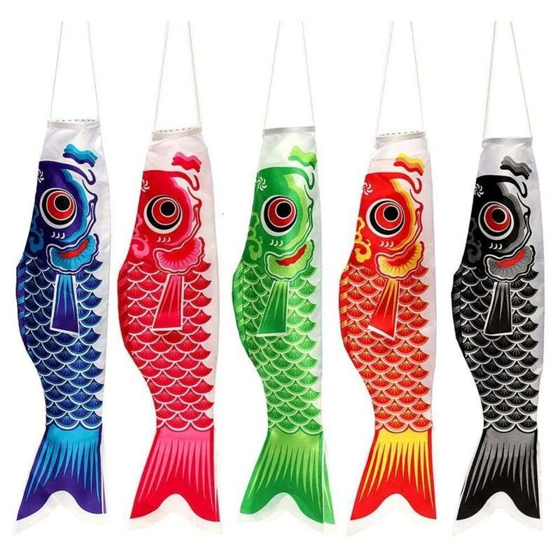 Японский карповый флаг Койнобори, набор из 5 шт.