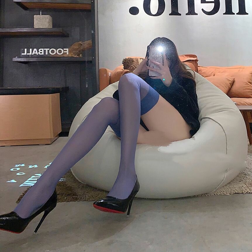 Чулки розового цвета с рюшами, длинные трубчатые носки, 12D жемчужные блестящие сексуальные чулки, тонкие чулки выше колена