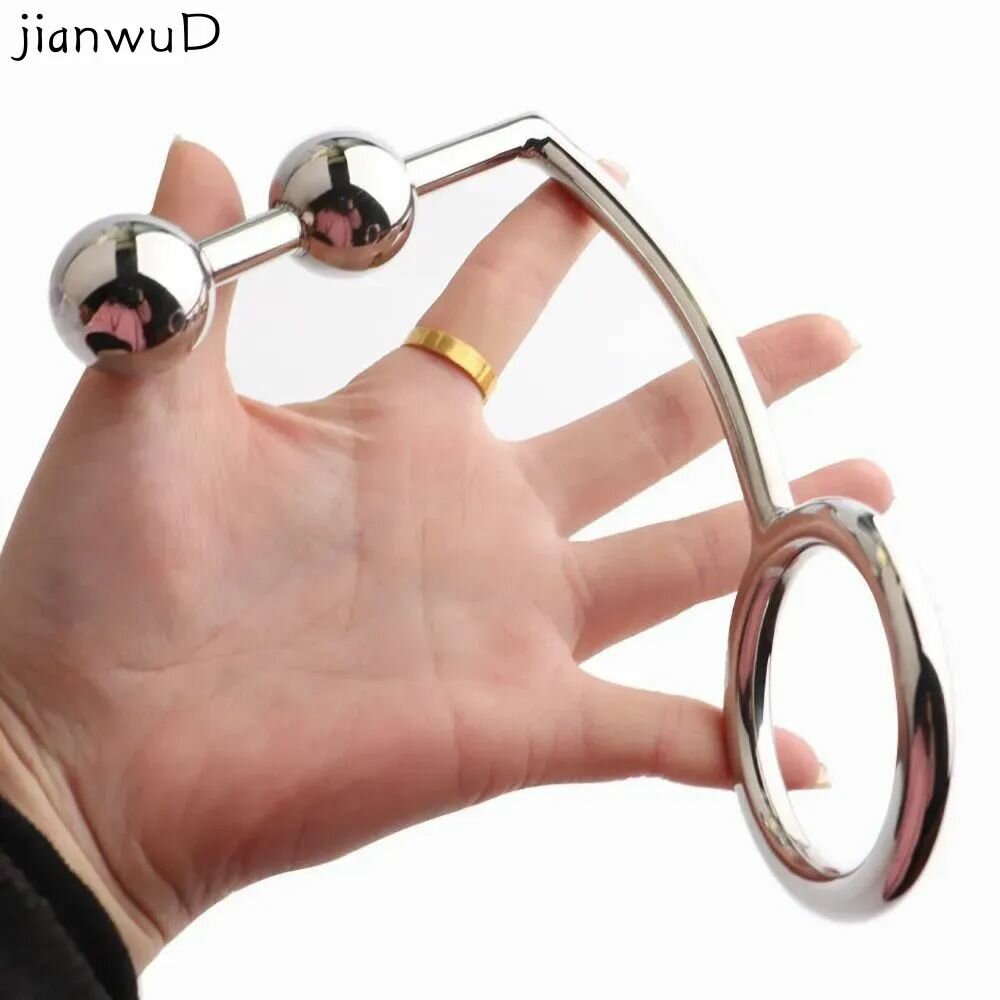 Анальный крюк, серебристый