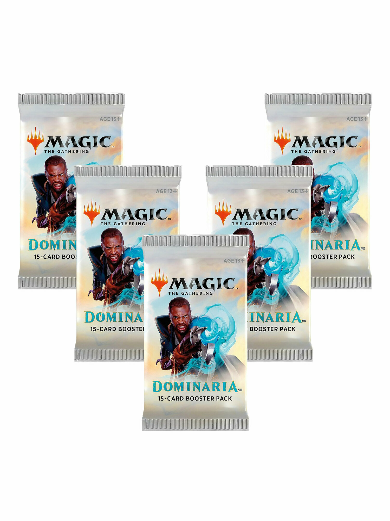 Magic The Gathering: 5 бустеров MTG издания Dominaria на английском
