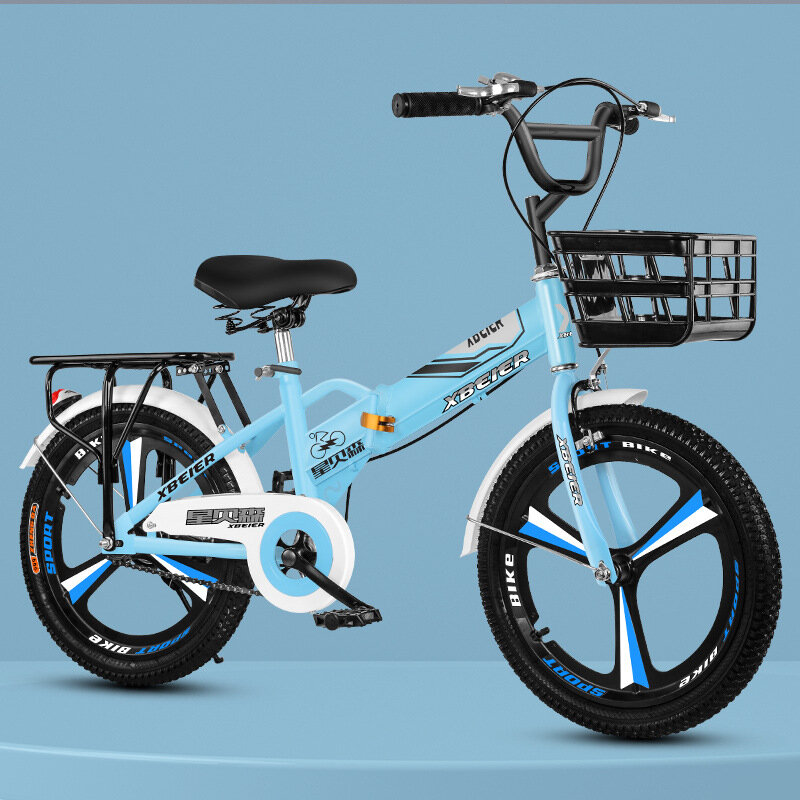 Детский складной велосипед для мальчиков и девочек в возрасте 6-8 лет, учеников начальной школы 12 лет и старших детей 18-22.2inch педальный велосипед.