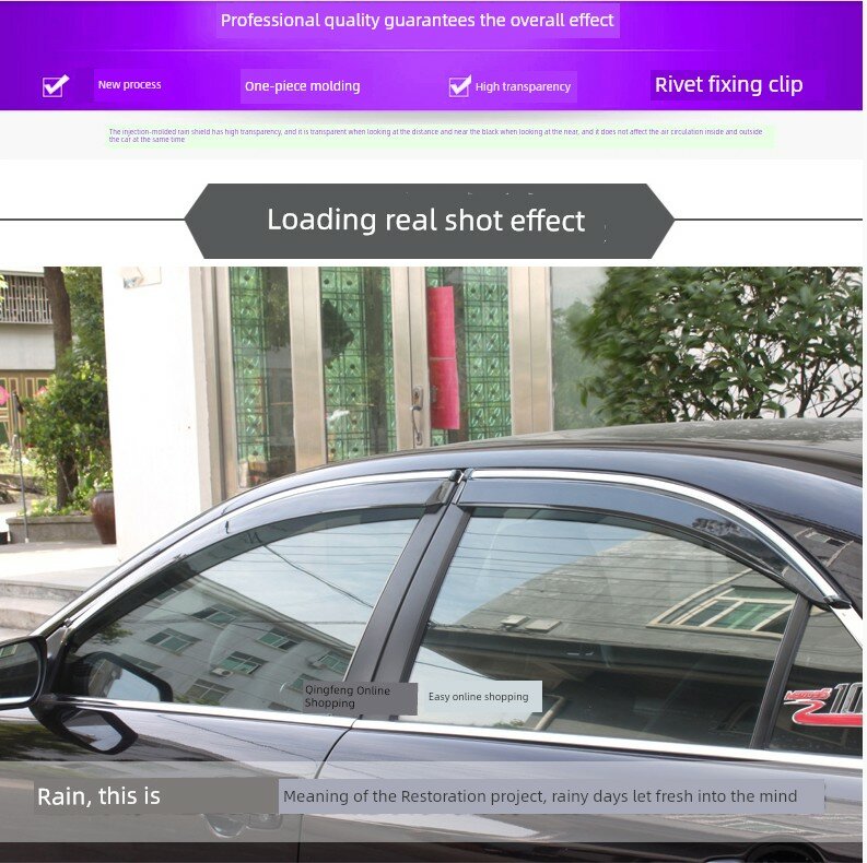 Модифицированный специальный козырек от дождя и солнца для автомобилей Mazda 3, Mazda 6, M2, M3, M5, M6, Mazda 6 Ruiyi