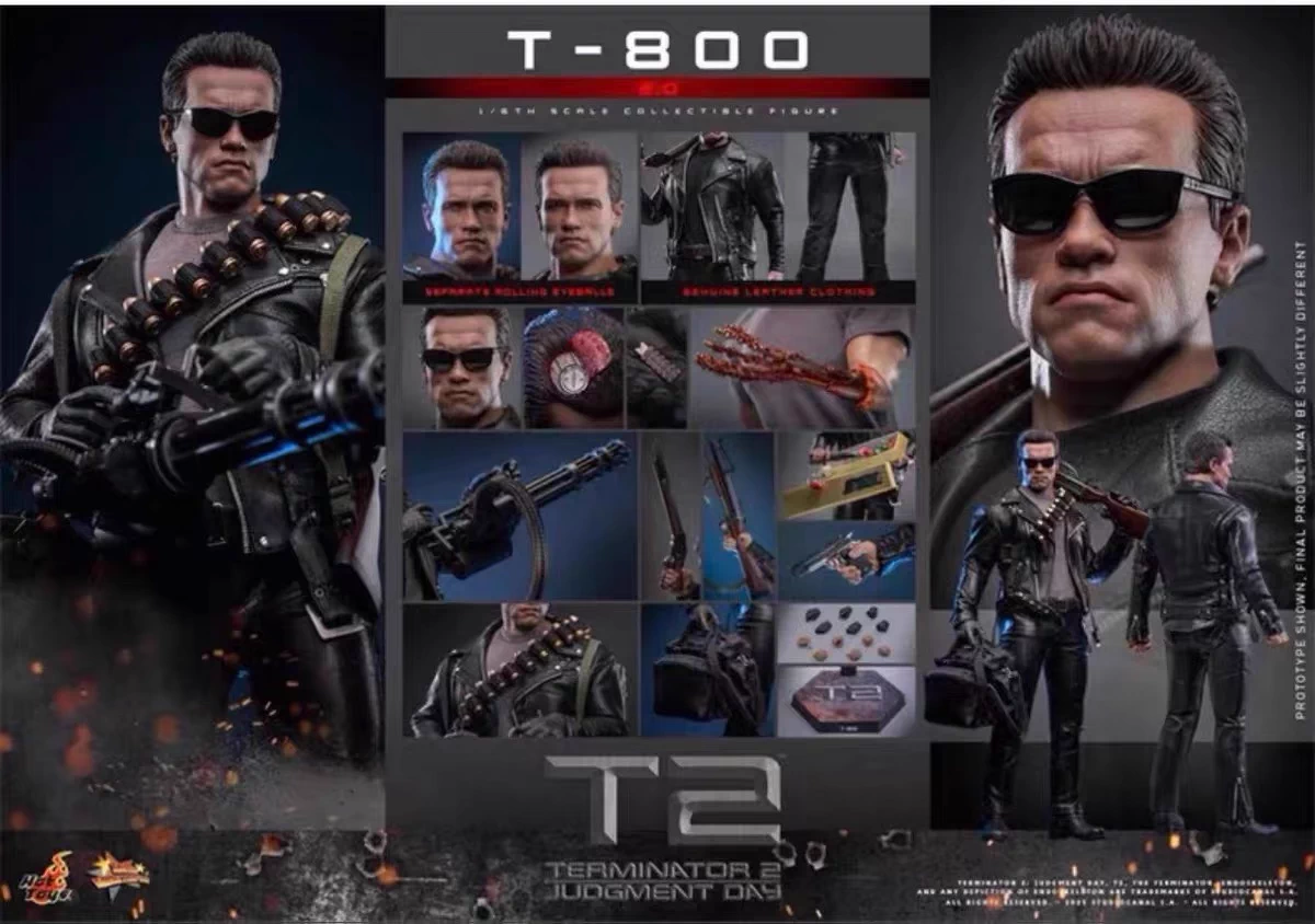 Фигурка Hot Toys T-800 — Терминатор 2: Судный день 1/6 масштаб