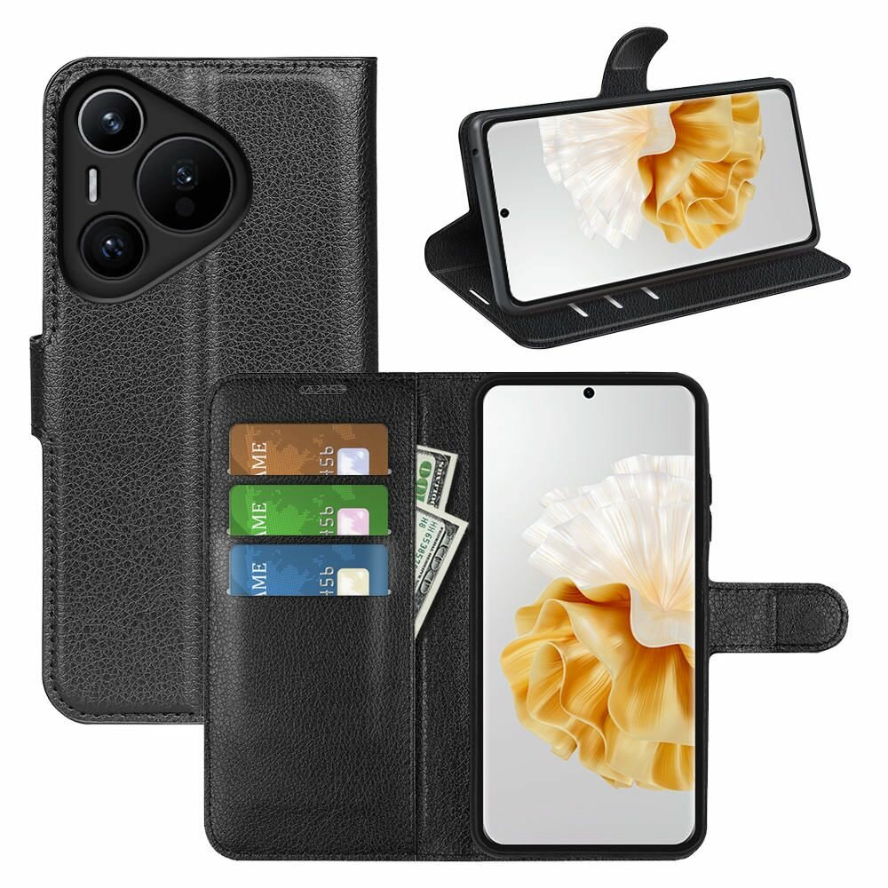 Чехол-книжка PRESTIGE с функцией подставки для Huawei Pura 70 черный