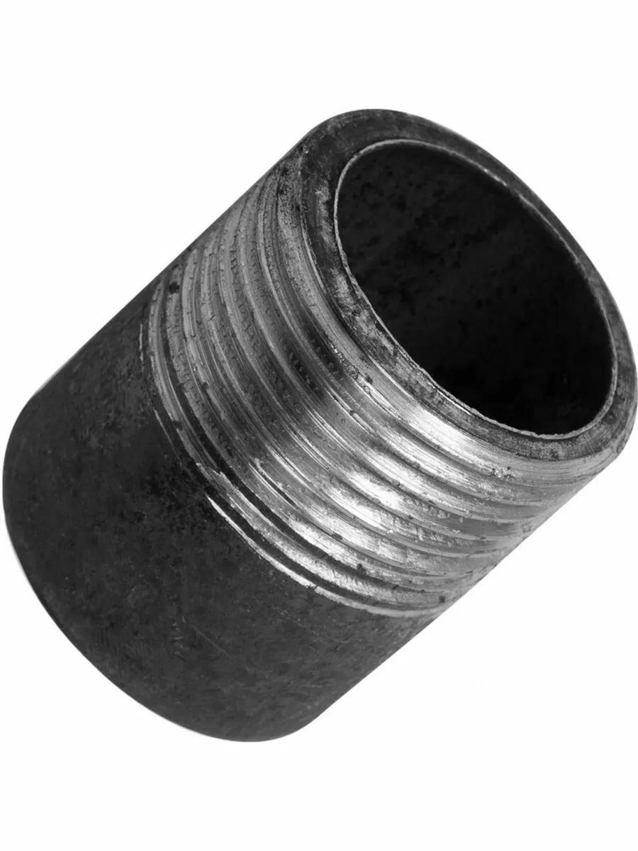 Резьба стальная оцинкованная правая Ду40 из ВГП труб 3262-75 211200414 ГОСТ