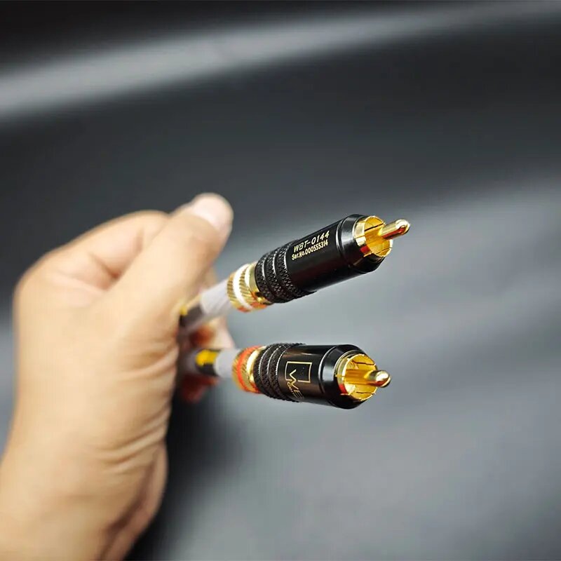 SANFE RCA кабель 0.5м, посеребренный