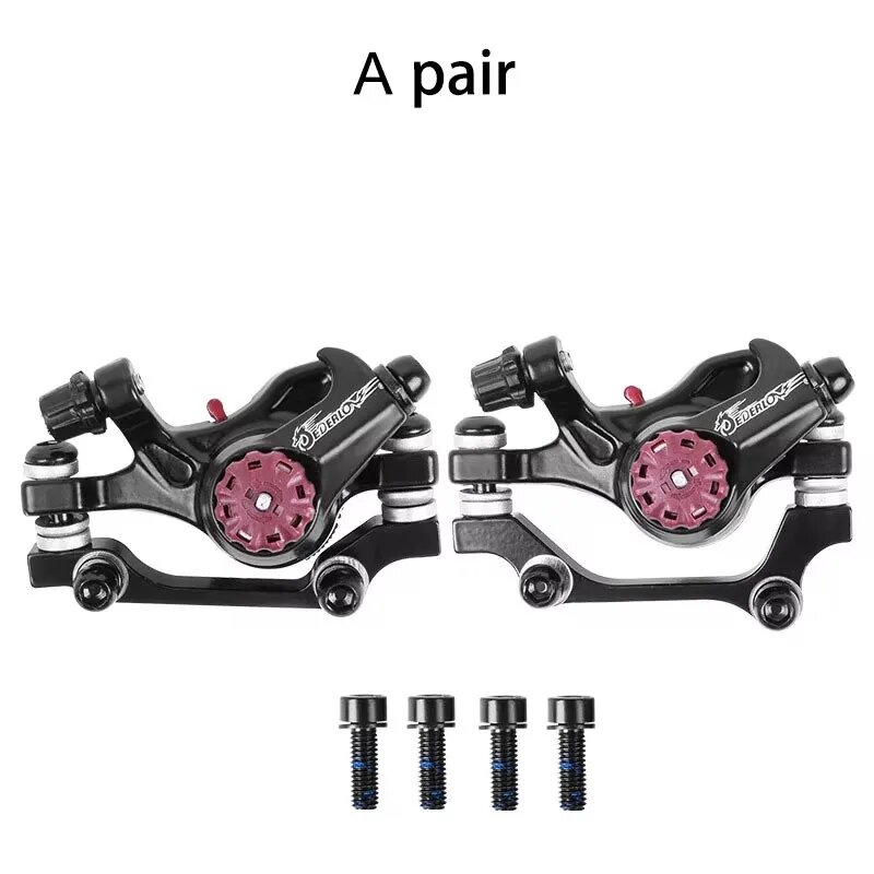 JEDERLO DSC-910 Дисковые тормоза F180/R160F160/R140, механические зажимы для троса для горного велосипеда, дисковый тормоз, двойной регулируемый BB5