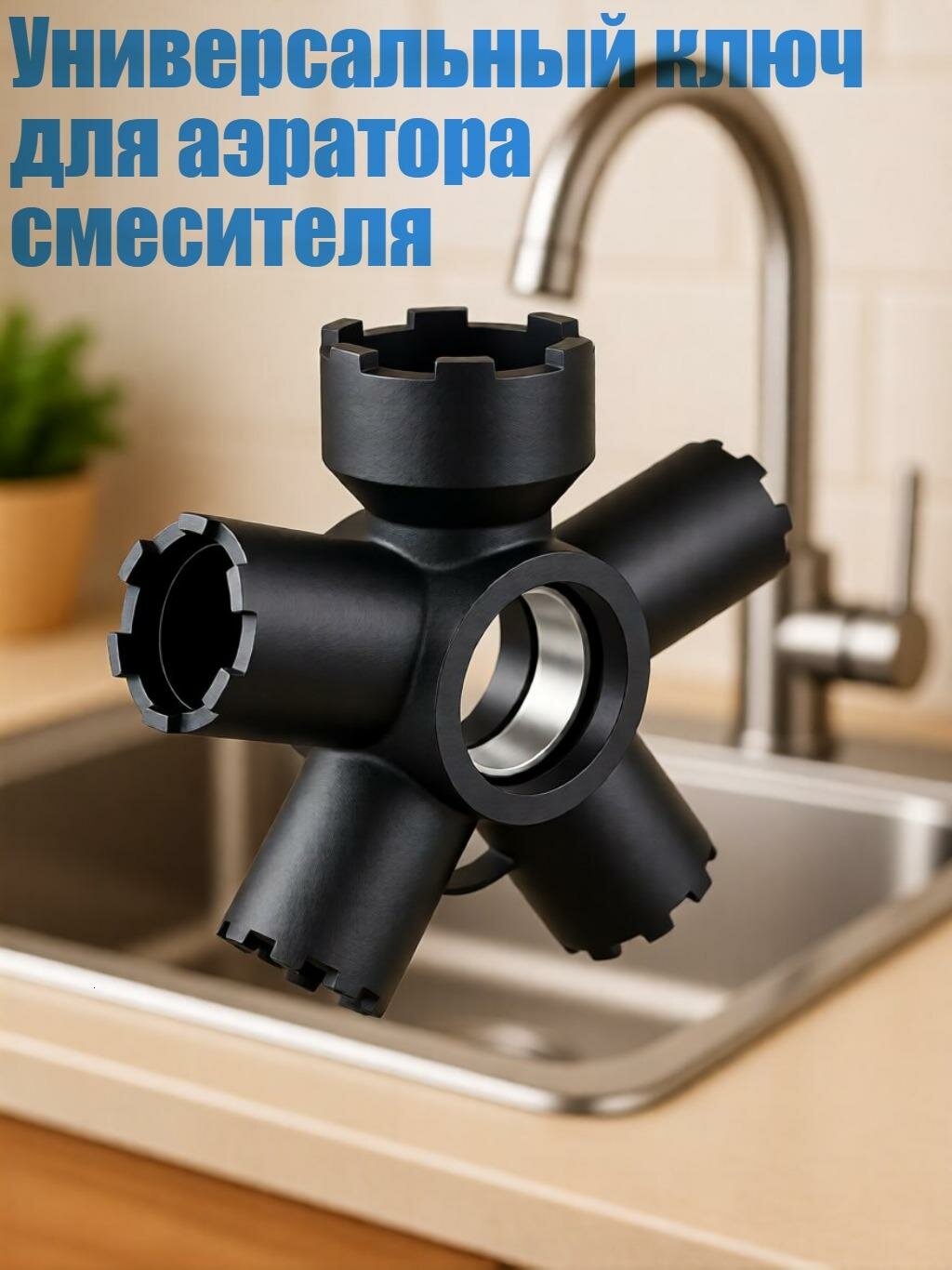 Универсальный ключ для аэратора смесителя
