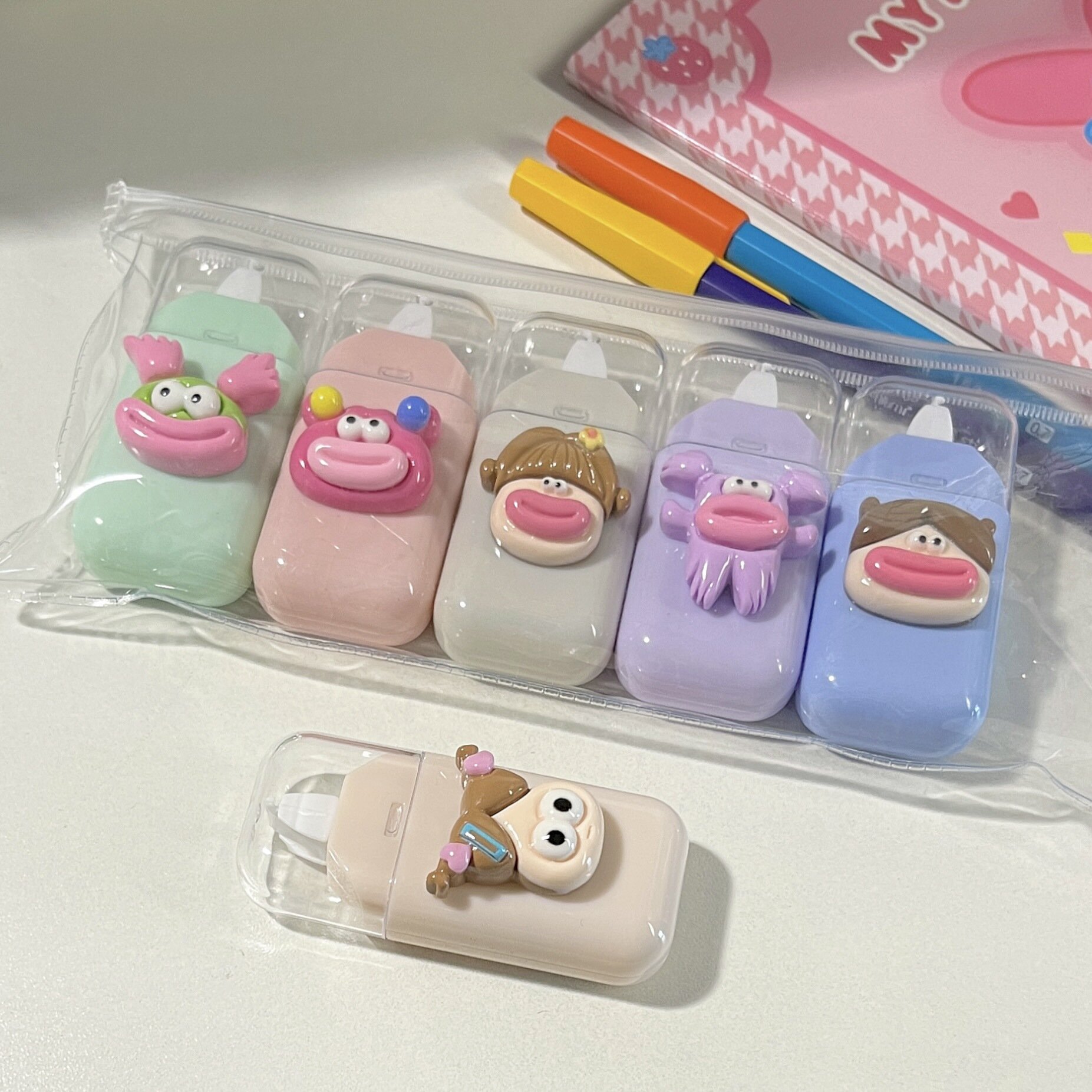 2026 Новейшая Допамин Инс Японская Карикатура Подвесное Украшение Корректирующая Лента Креативная Высококачественная Лента Большой Емкости Гладкая Бесшумная