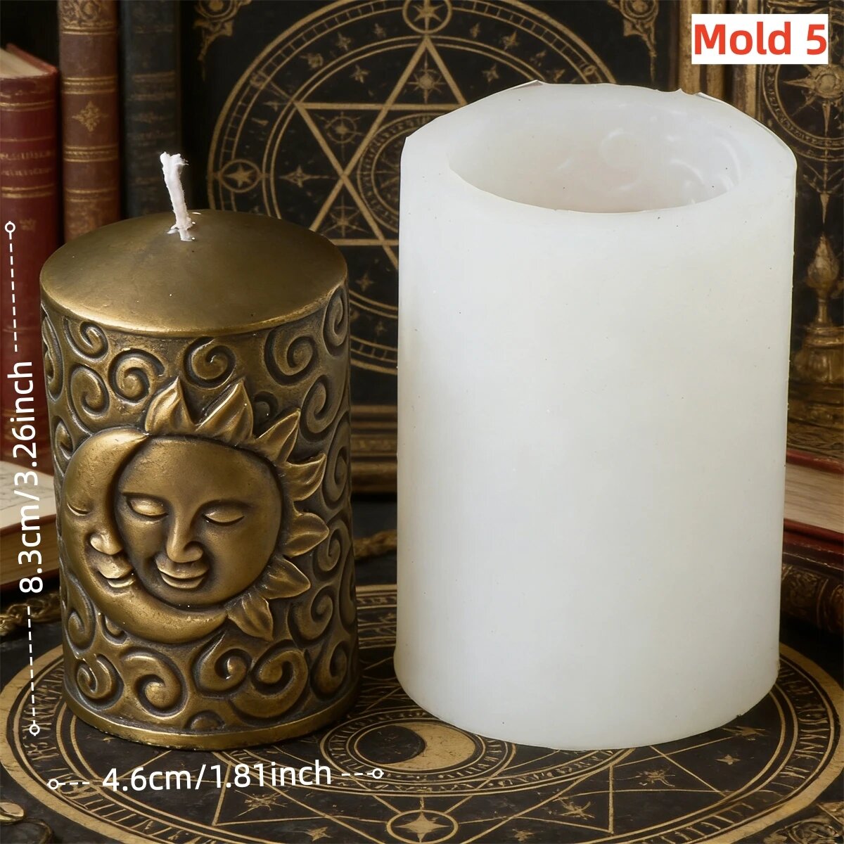 Силиконовая форма для свечей Mold 5