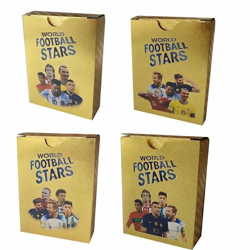 Карточки "Футбольные Звезды FIFA", водонепроницаемые, 55 штук