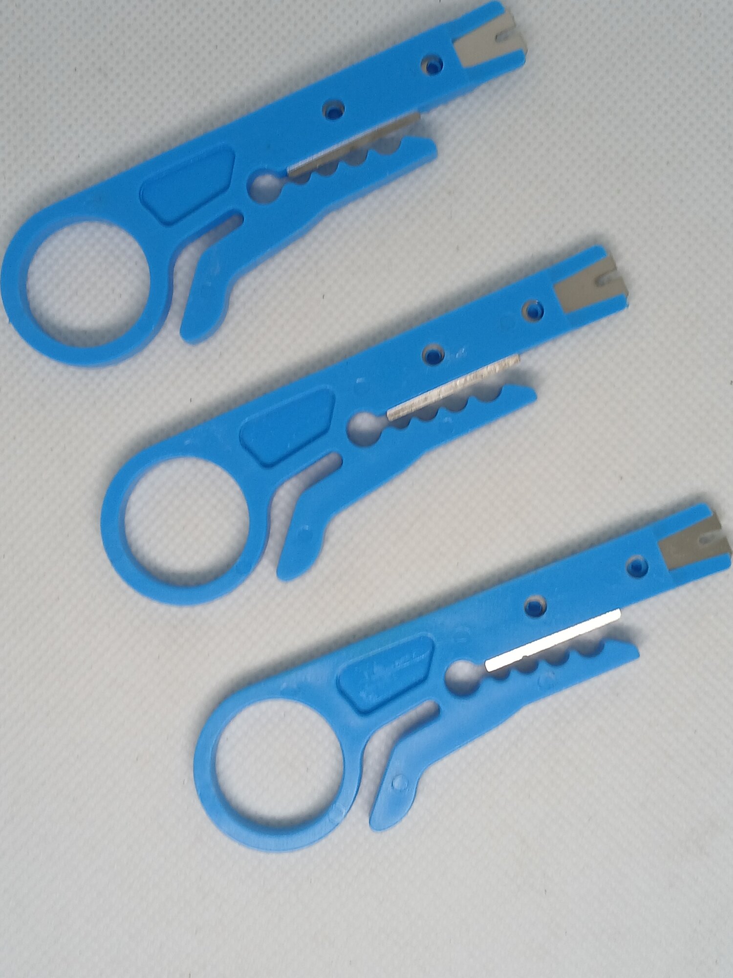 Нож для зачистки проводов, стриппер 3 штуки