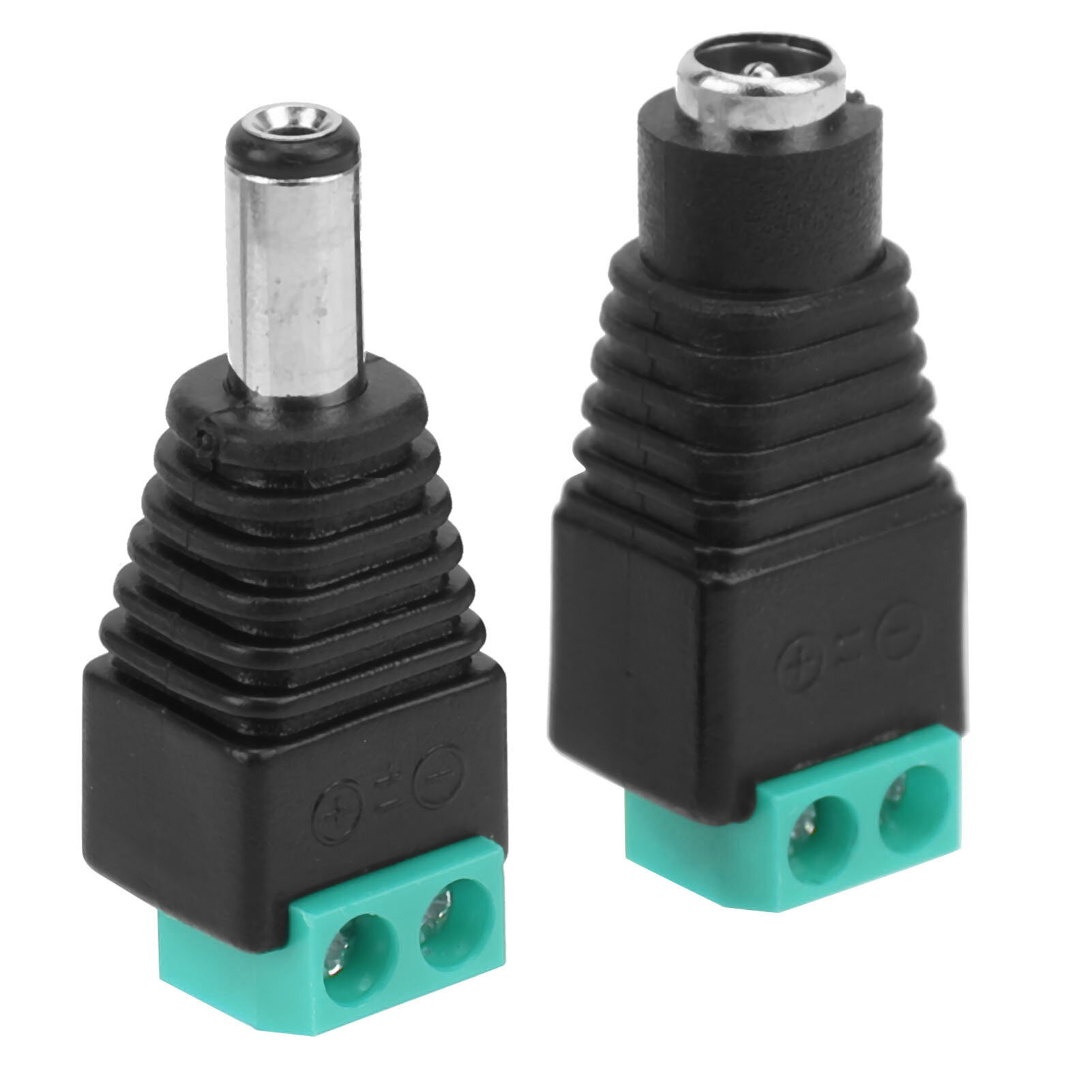 5,5x2,1 мм DC Power Connector Male Женская адаптеры видеонаблюдения для камеры или светодиодной лампы
