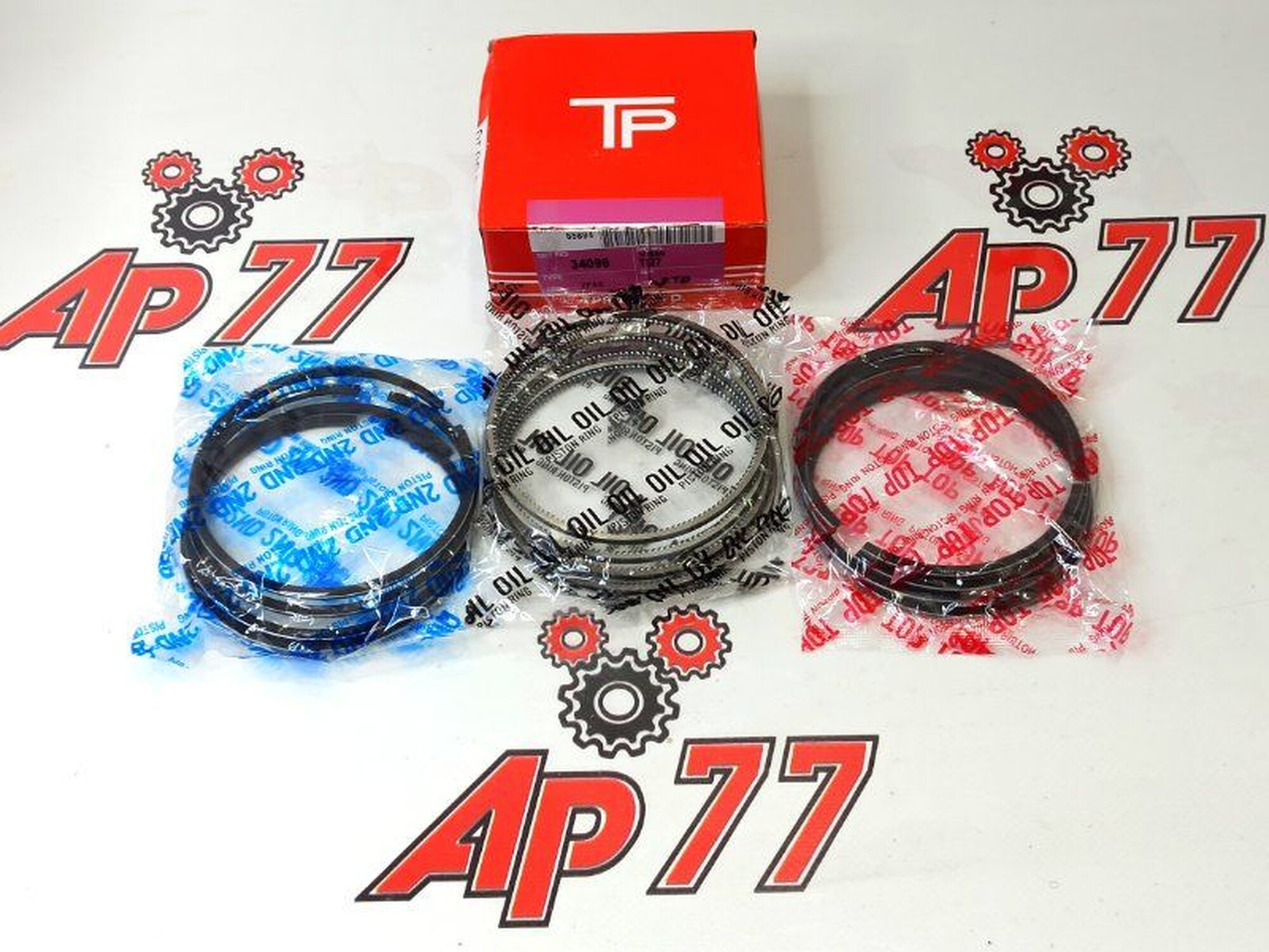 Кольца поршневые TPR для автомобилей Nissan TD27, TP, 34096, STD