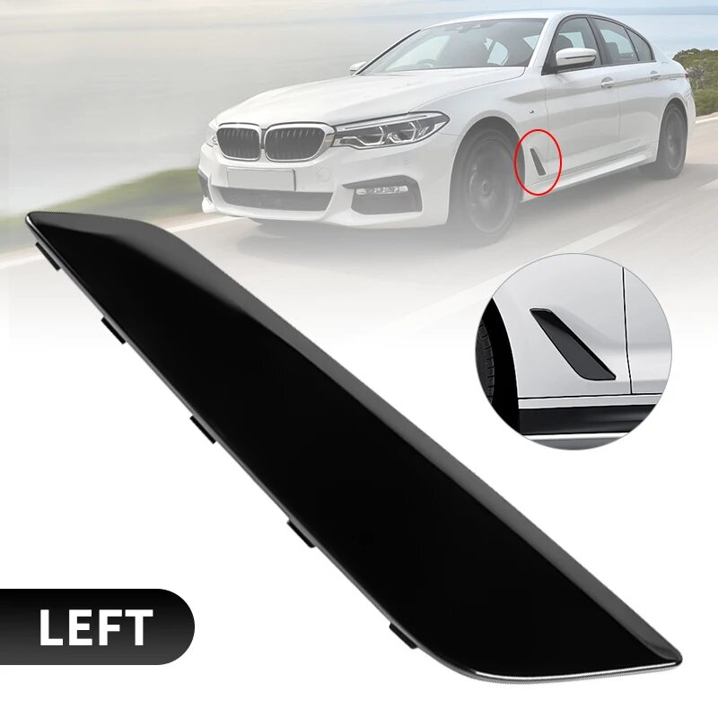 Черная накладка крыла для BMW G30 G31 G38 5 серии (Left)