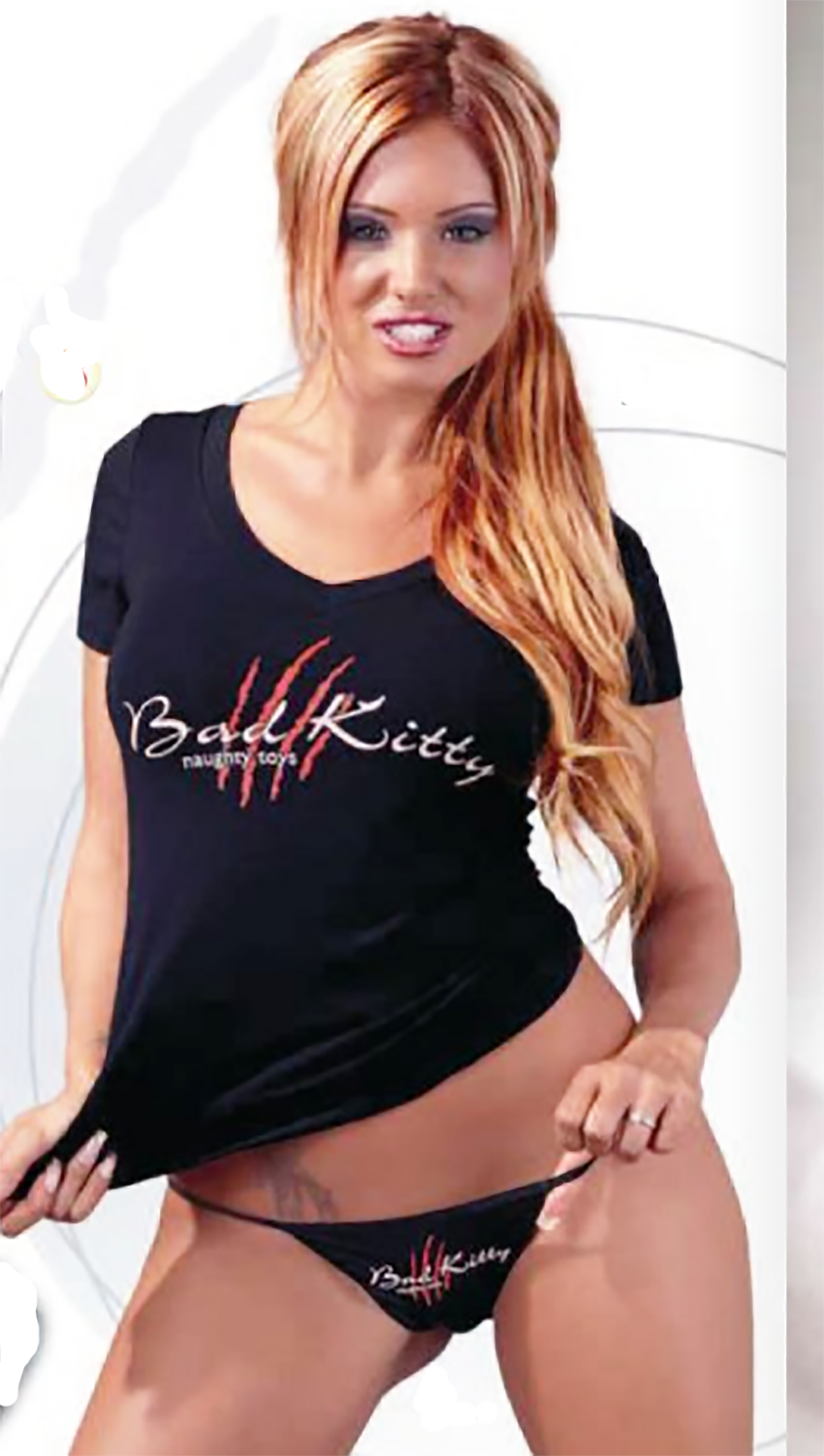 Сексуальные трусики-стринги от немецкого бренда"Bad Kitty"-плохая кошечка, OS