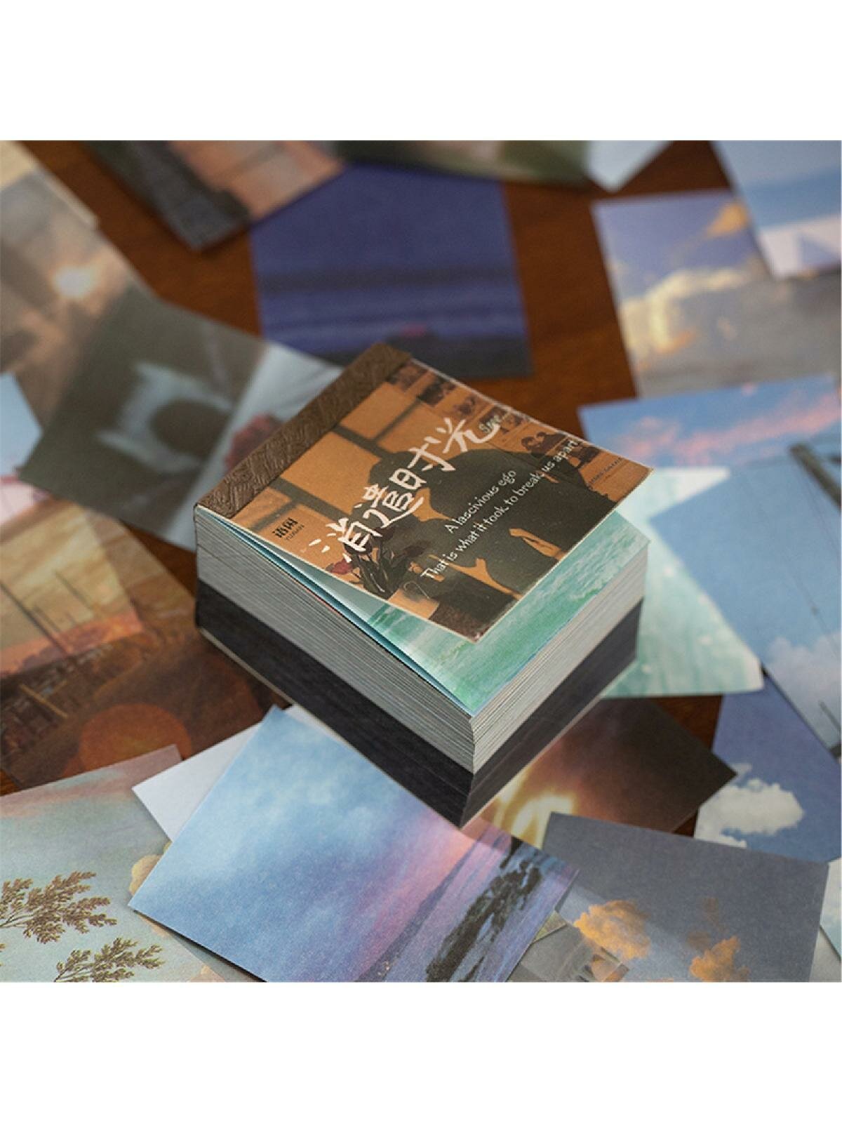 400 Листов бумаги Блокнот для заметок бумага для крафта Бумага для украшения маленького блокнота