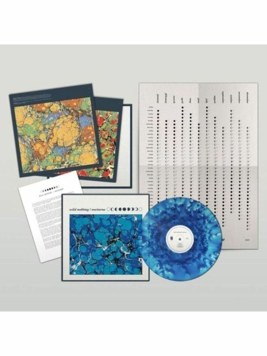 Виниловая пластинка Wild Nothing - Nocturne, Limited Edition, Blue Marbled vinyl, 10th Anniversary, Ori*ginal