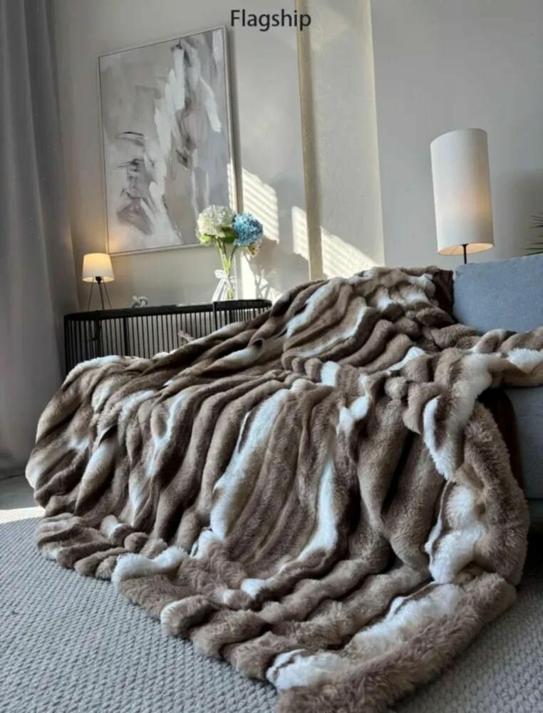 Плед двусторонний, плюшевый , Велсофт, 200 см х 230 см