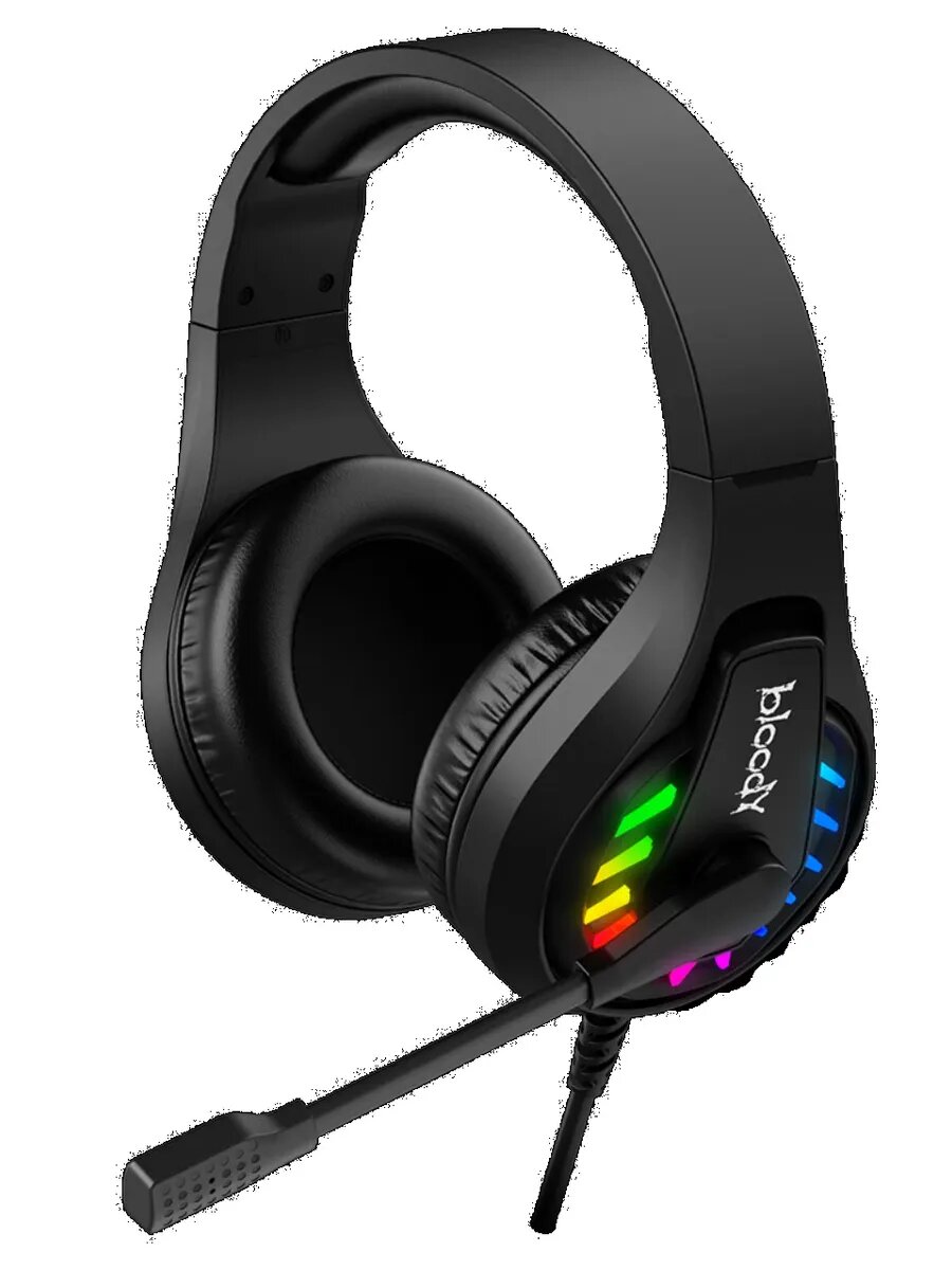 Наушники Bloody G230 черный 2м накладные USB (G230)