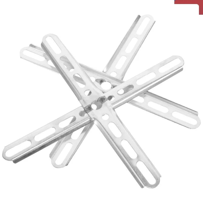 2 набора крепежных держателей для светильников, аксессуары для подвешивания ламп, круглые железные листы