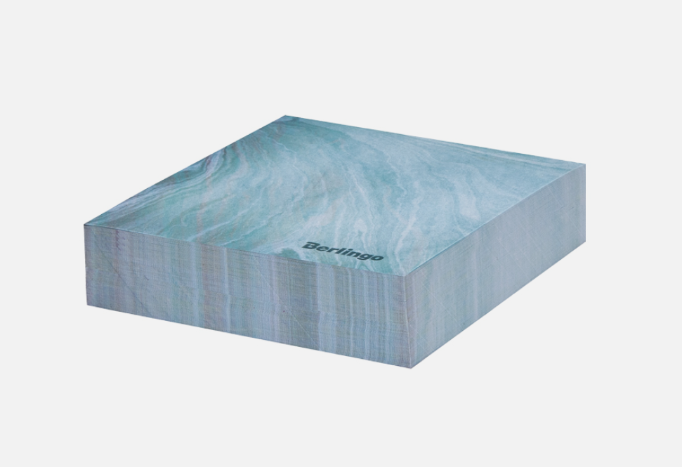 Блок для записи Berlingo "Fantasy", 8,5*8,5*2см, голубой, 00053