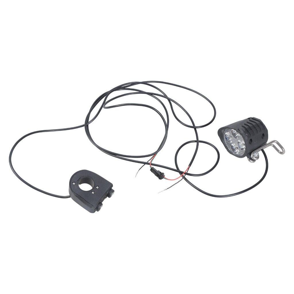 Складной электрический велосипед для вождения мощностью 12 Вт со сверхяркой светодиодной подсветкой, встроенный динамик