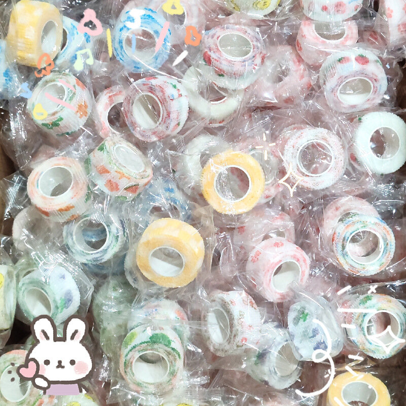 Нетканые самоклеящиеся бинты для защиты животных, мультяшный дизайн, для пальцев, оптовая торговля, индивидуальный